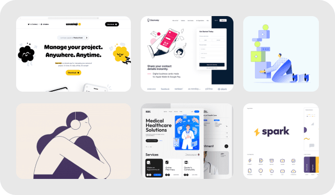 Popular UI Patterns and Graphic Styles in Modern Web Design - Typetech IT